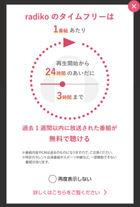 radikoについてradikoが変わって今まで無料会員登録で1日... - Yahoo!知恵袋