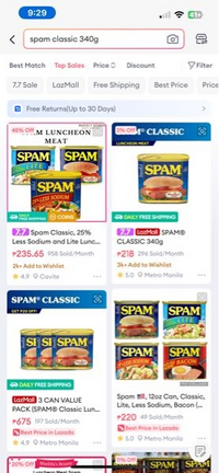 フィリピンで売られているSPAMclassic340gの現地価格... - Yahoo!知恵袋