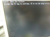 ウィンドウズ起動前にエラーメッセージが出ます。Alert!R... - Yahoo!知恵袋