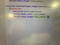 AndroidstudioでNumberPickerを使いた... - Yahoo!知恵袋