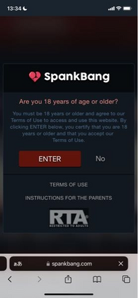 Spankbangの年齢確認のENTERって押しても別に何と... - Yahoo!知恵袋