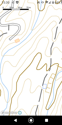 地図記号を教えて下さいYAMAPのオレンジの四角と水色の四角... - Yahoo!知恵袋