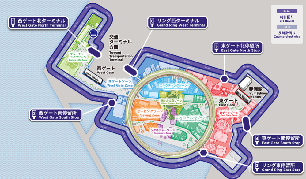 もう万博へ行かれた方へ、万博の外周バスeMover（自動運転... - Yahoo!知恵袋