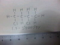 分子式がC4H8Cl2の化合物って9個存在しますよね。図の1，3ジクロ... - Yahoo!知恵袋
