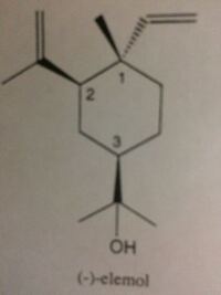 Elemolは、植物に広く存在する天然有機化合物であり、図のよう... - Yahoo!知恵袋