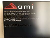 いつも通りpcを起動しようとしたところ、amiの表示が出て、少し経つと勝... - Yahoo!知恵袋