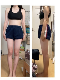 至急です体重何キロにみえますか？身長159cmです - 49キ... - Yahoo!知恵袋