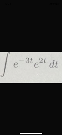 この問題の解き方を教えてください - ∫e^(-3t)•e^2t... - Yahoo!知恵袋
