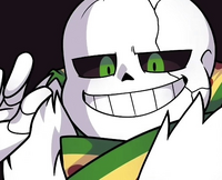 アンダーテールのAUの子だと思うんですけどこのサンズは誰ですか？名前とAU... - Yahoo!知恵袋