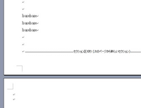 word2003です。添付画像は、友人からもらった書類（数ページ... - Yahoo!知恵袋