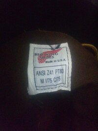 REDWING4412を購入しました。本物でしょうか？詳しい方鑑... - Yahoo!知恵袋