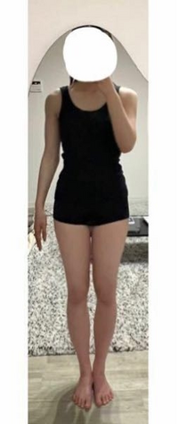 165cm、55kg、16歳です。上半身ストレート下半身ウェーブなのもあって... - Yahoo!知恵袋