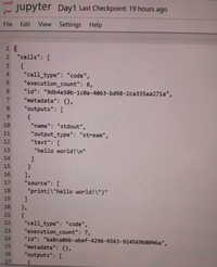 Pythonについて初心者です。Jupyter-notebookを... - Yahoo!知恵袋
