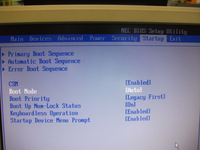 NECのパソコンのBootメニューについてNECのパソコンからセッ... - Yahoo!知恵袋
