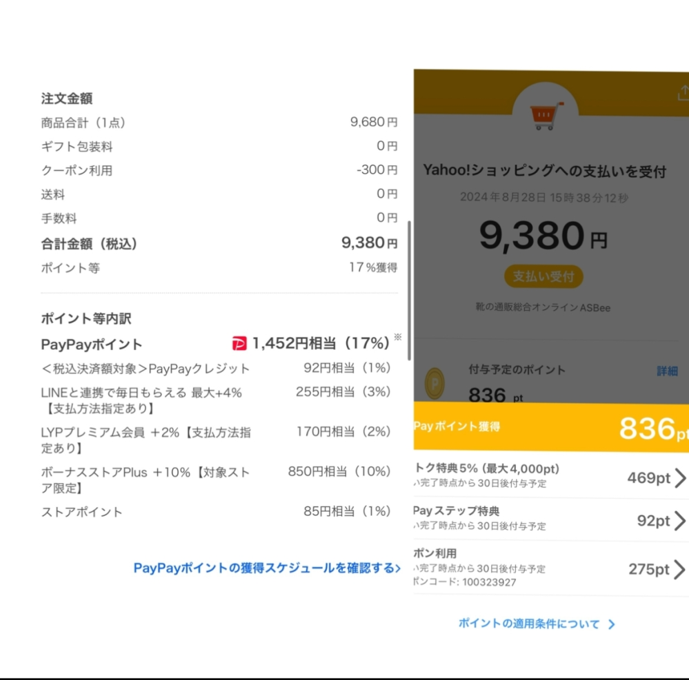 先日急にYahooショッピングからPayPayポイントを付与されたのですがこれ... - Yahoo!知恵袋