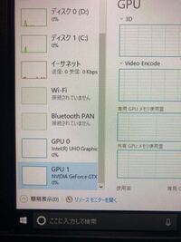 この写真の中のGPU0とGPU1とはどういうことですか？ちょっと語彙力なくてす... - Yahoo!知恵袋