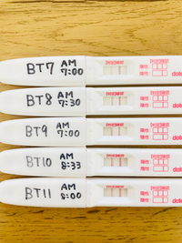 胚盤胞移植をしました。検査薬の濃さがBT8〜BT11まであまり変わら... - Yahoo!知恵袋