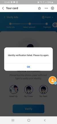 AliPayのTourCardを登録しようとしています。パスポート認証の後の自... - Yahoo!知恵袋
