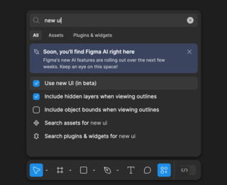 FIGMAについて上部メニューが消えて下に簡素化したメニューだけに... - Yahoo!知恵袋