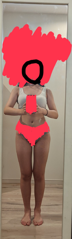 中一女子です！体についての質問なんですけど…①身長は157cmで体重は48kg... - Yahoo!知恵袋